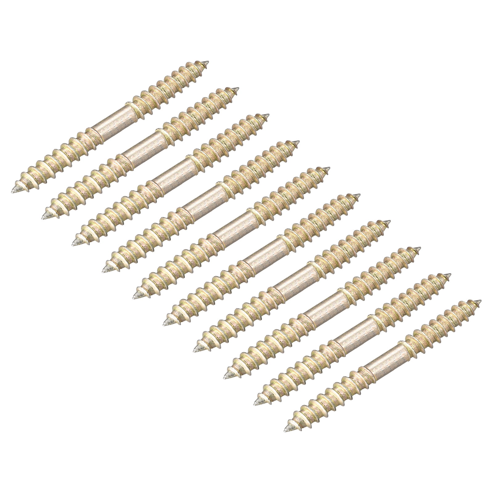 5x23mm Hanger Bolts, 48 Pack Double Ended Self-Tapping Thread Dowel ...