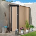 5x3 FT Outdoor Small Storage Shed with Lockable Door, Bike Tool ...