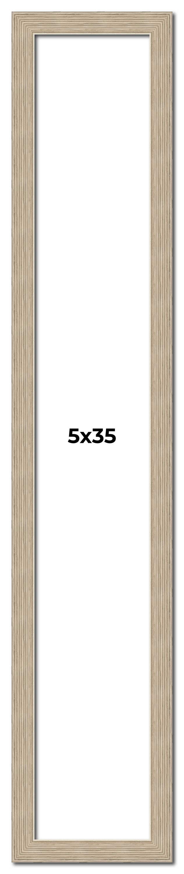5x35 IN Frame Grey Solid Wood Picture Frame Width 1 Inches | Interior ...