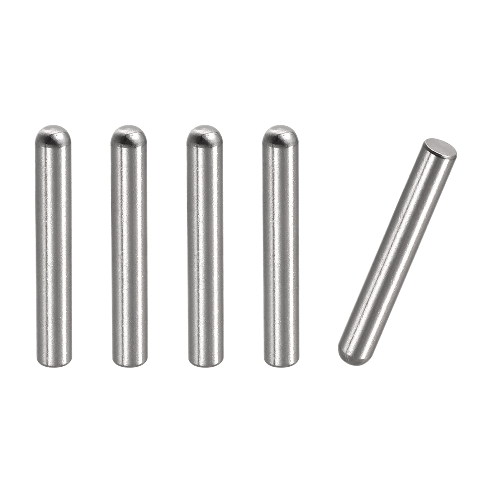 5x35mm Dowel Pins, 5pcs 304 Stainless Steel Round Head Flat Chamfered ...
