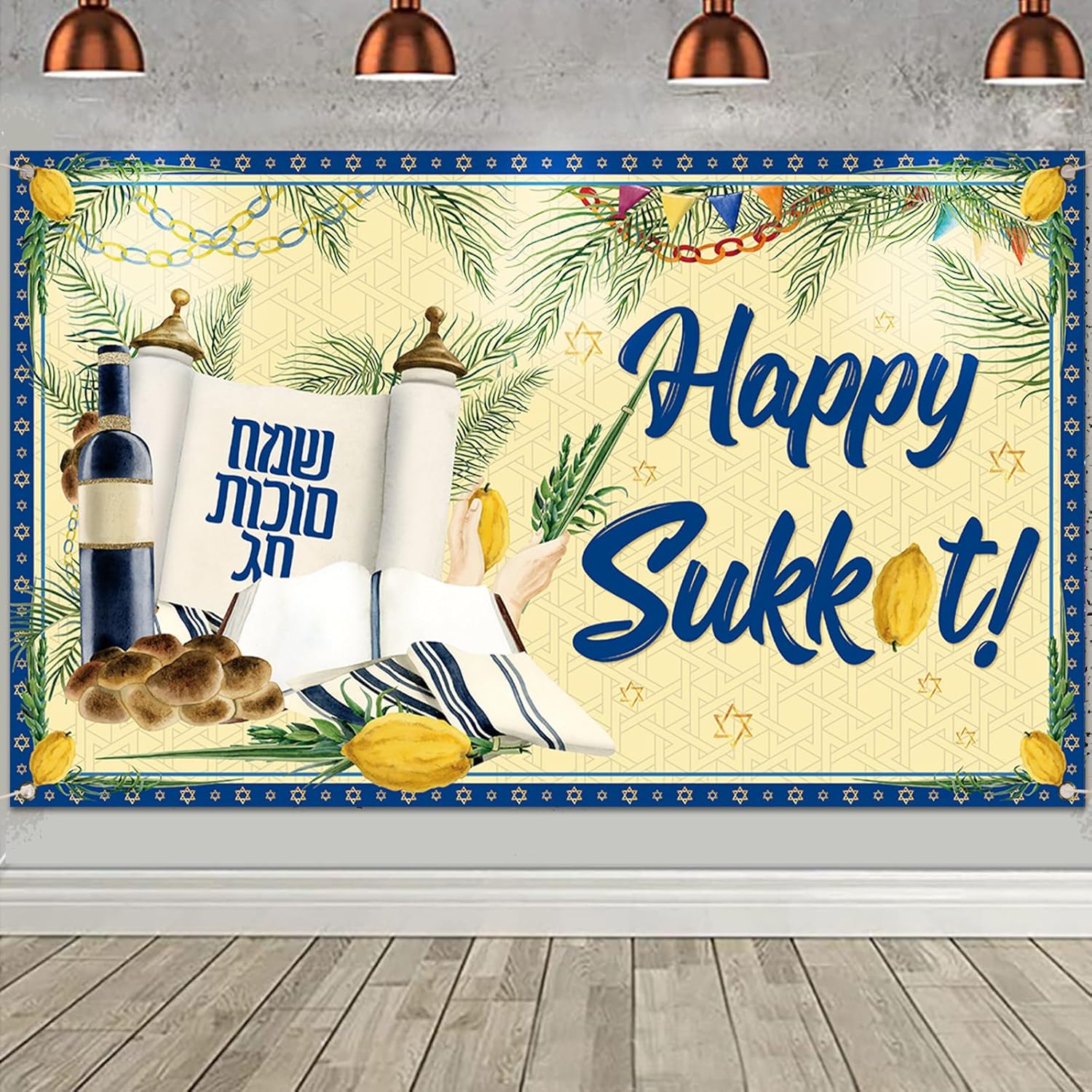 5x3FT Photo Backdrop Banner Jewish Judaism Israeli Sukkot Poster Sukkot ...