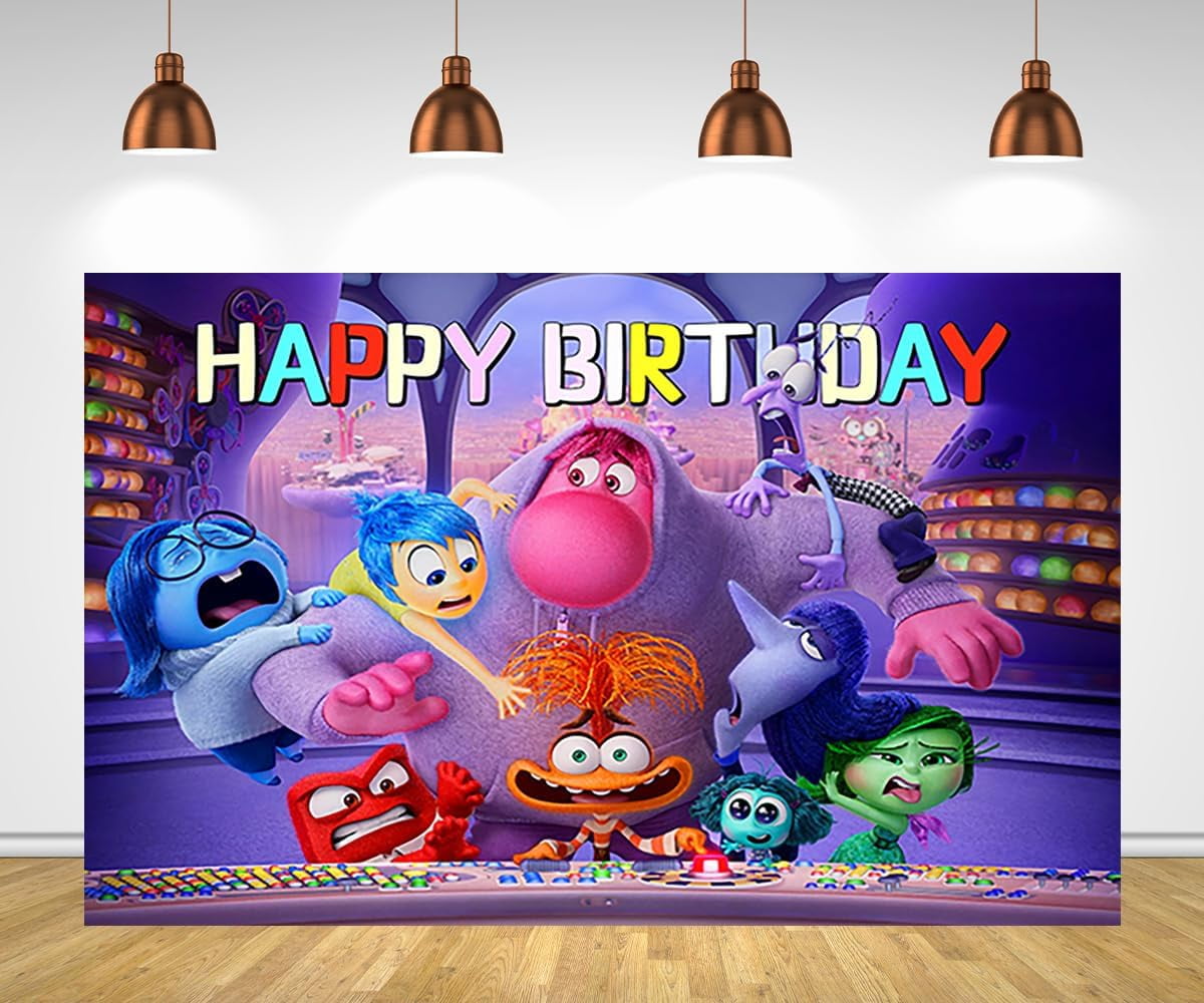 5x3ft Colorful Backdrop for Birthday Party Supplies Backdrop Inside Out ...