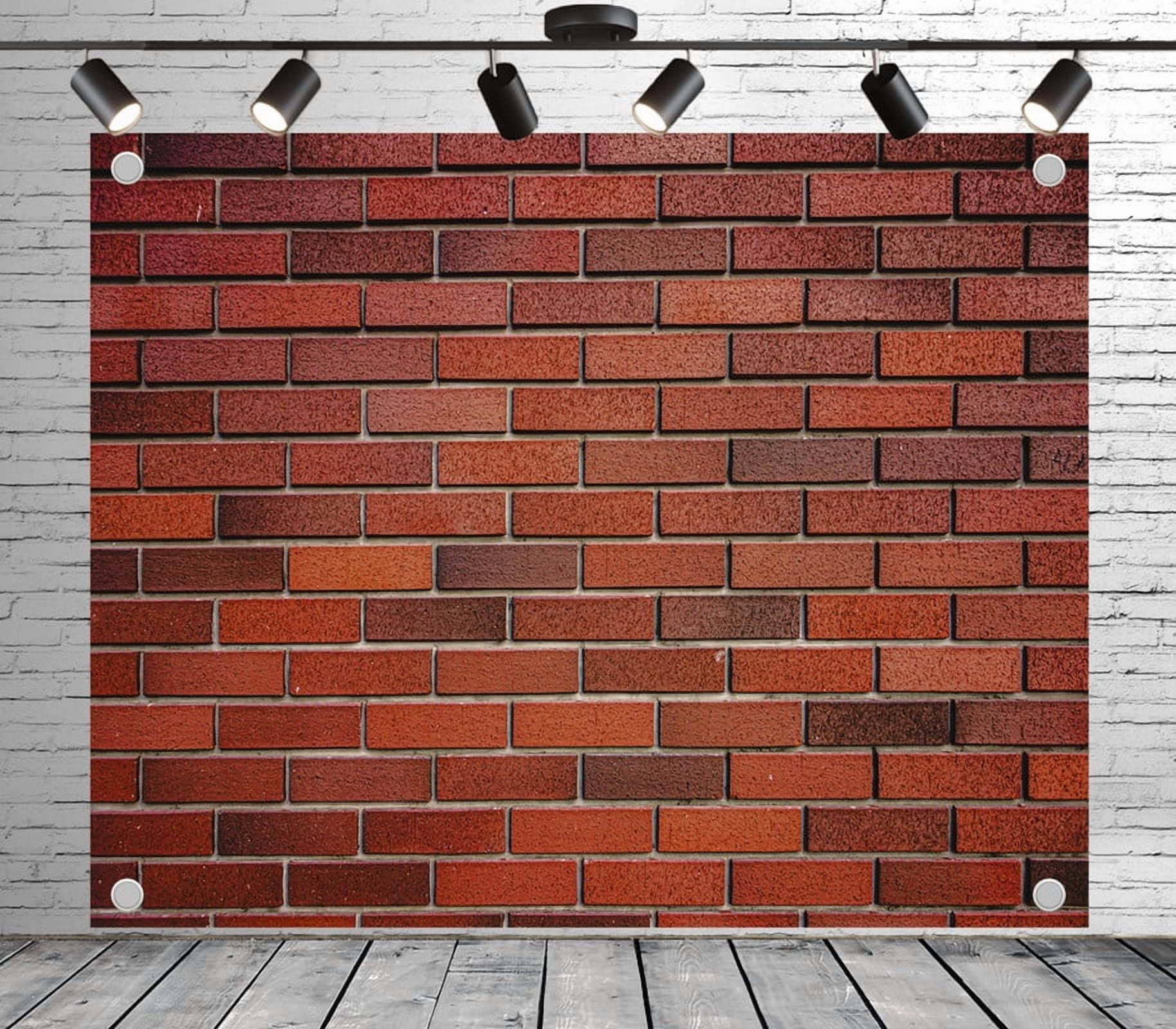 5x3ft Rustic Backdrop Red Brick Wall Photo Backdrop for Theme Party ...
