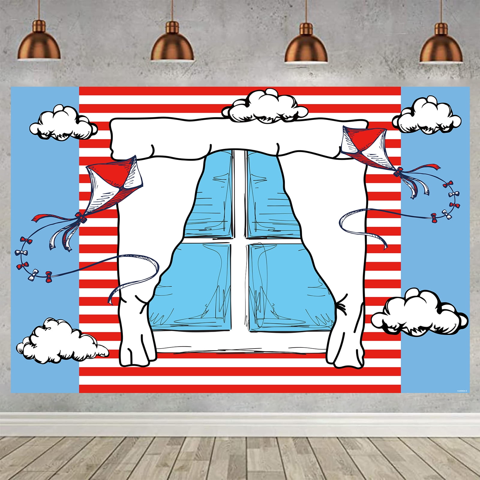 5x3ft Window Backdrops for Photography Kids Birthday Party Background ...