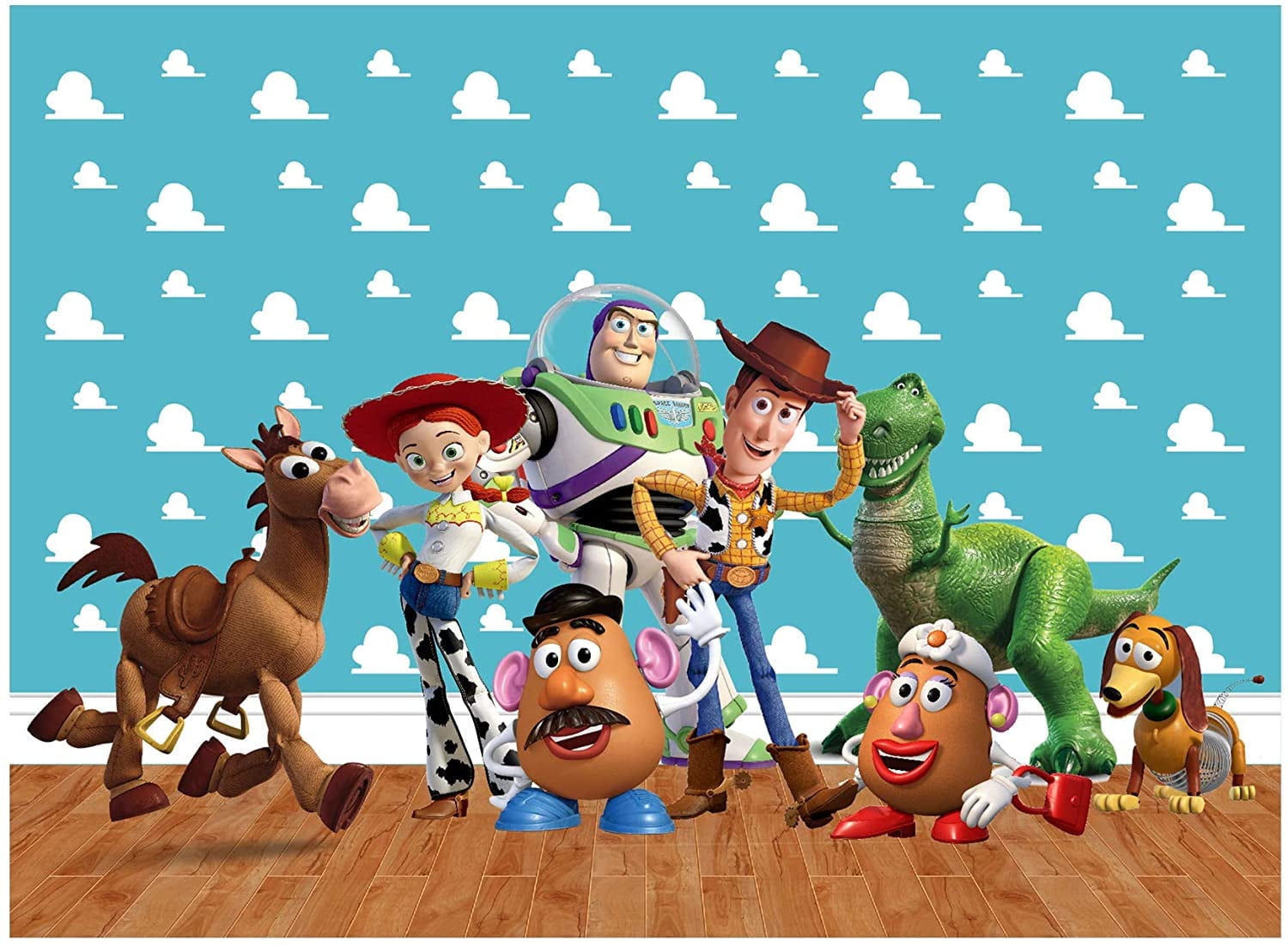 5x4.2ft Two Infinity and Beyond Backdrop for 2nd Birthday Party ...