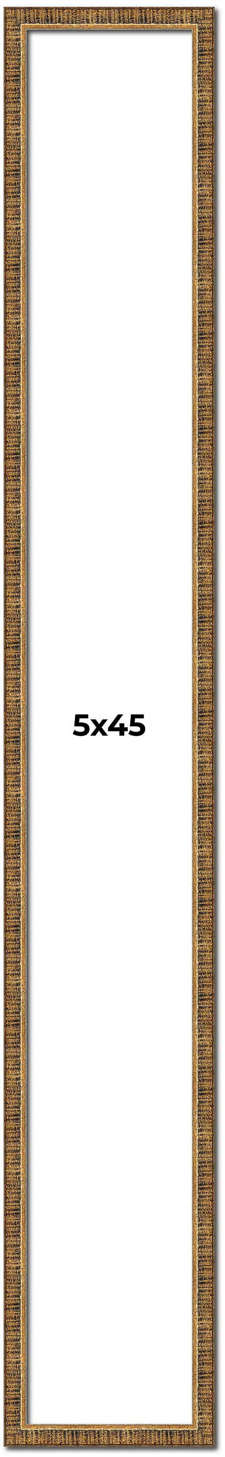 5x45 Frame Gold Solid Wood Picture Frame - Complete Modern Photo Frame ...