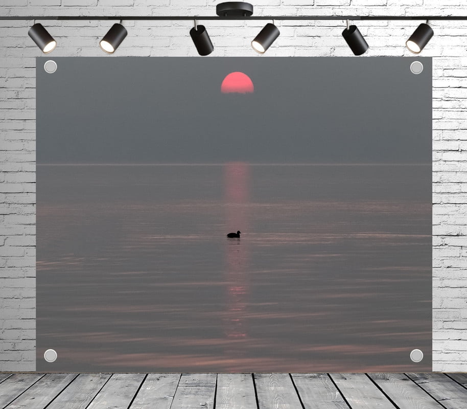 5x4ft Tranquil Lake Backdrop – Reflective Water, Soft Sunrise Sky ...