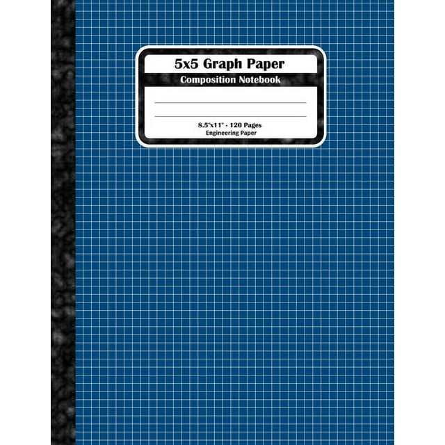 5x5 Graph Paper Composition Notebook Square Grid Or Engineer Paper