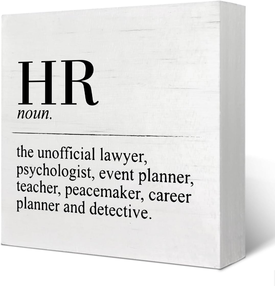 5x5 IN Human Resources Office Decor - Human Resources Gifts, HR Gifts ...