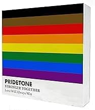 5x5 Inch Pride Wooden Box Sign Desk Decor Rainbow LGBT Pride Wood Block ...