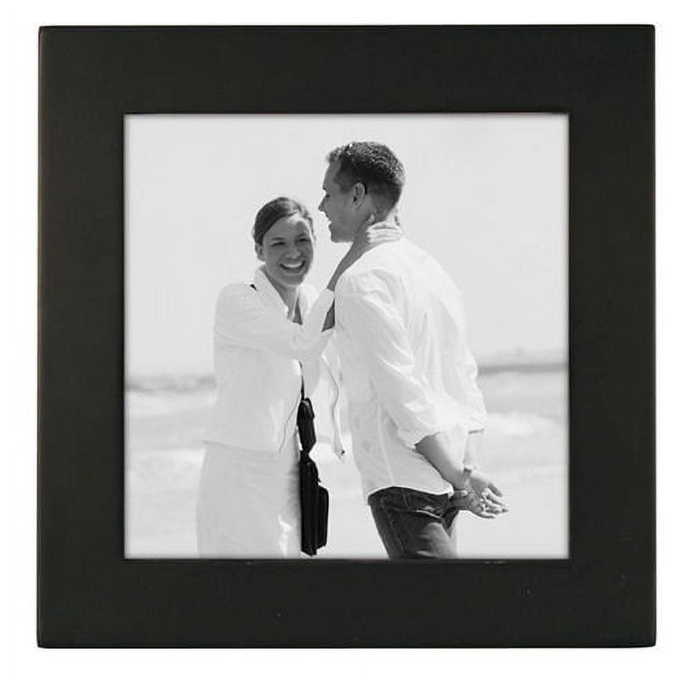 5x5 Picture Frame LINEAR - Black Wood - Walmart.com