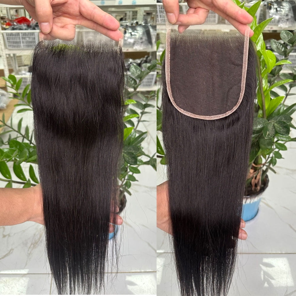 5x5 SKINLIKE Real HD Lace Closure Only, Pre-plucked 0.10mm Ultra-thin ...