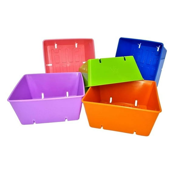 5x5 Seed Tray Multi Color - 40 Pack - Extra Strength 5 x 5 Inserts Grow ...