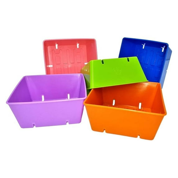 5x5 Seed Tray Multi Color - 40 Pack - Extra Strength 5 x 5 Inserts Grow ...