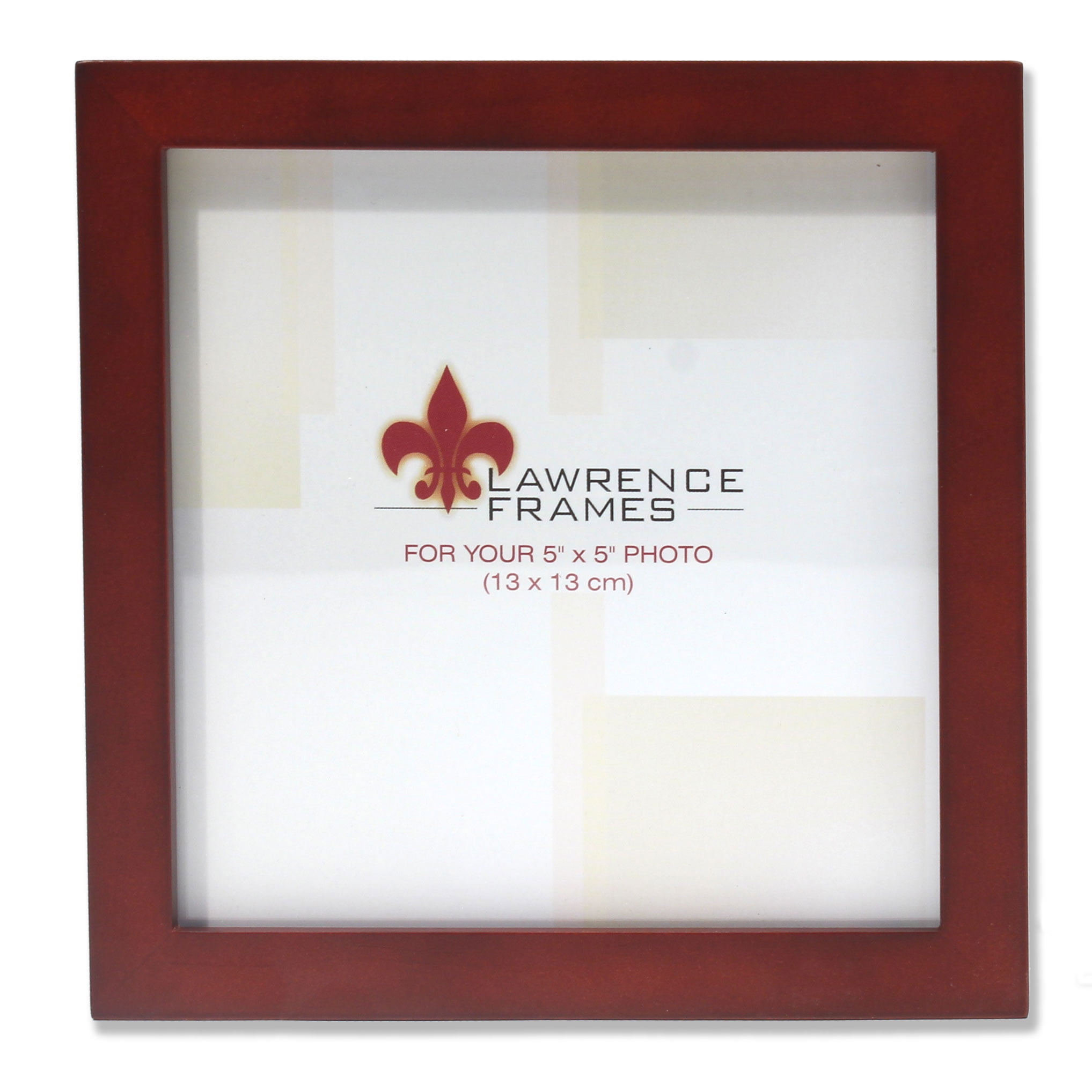 5x5 Walnut Wood Picture Frame - Gallery Collection - Walmart.com