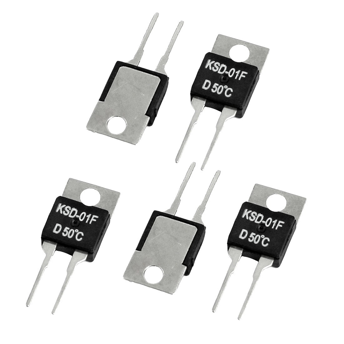 5x50C NC Temperature Control Switch Thermostat KSD-01F 250VAC/ 24VDC 1 ...