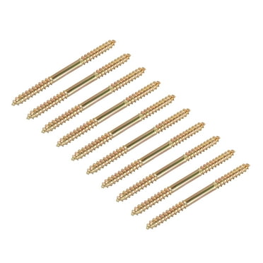 M4x25mm Hanger Bolts, 24 Pack Double Ended Thread Dowel Screws ...