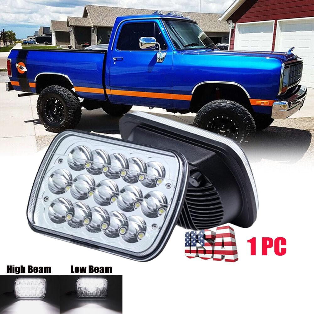 5x7" 7x6" LED Headlight DOT Approved Hi/Low Sealed Beam For Dodge D150 ...