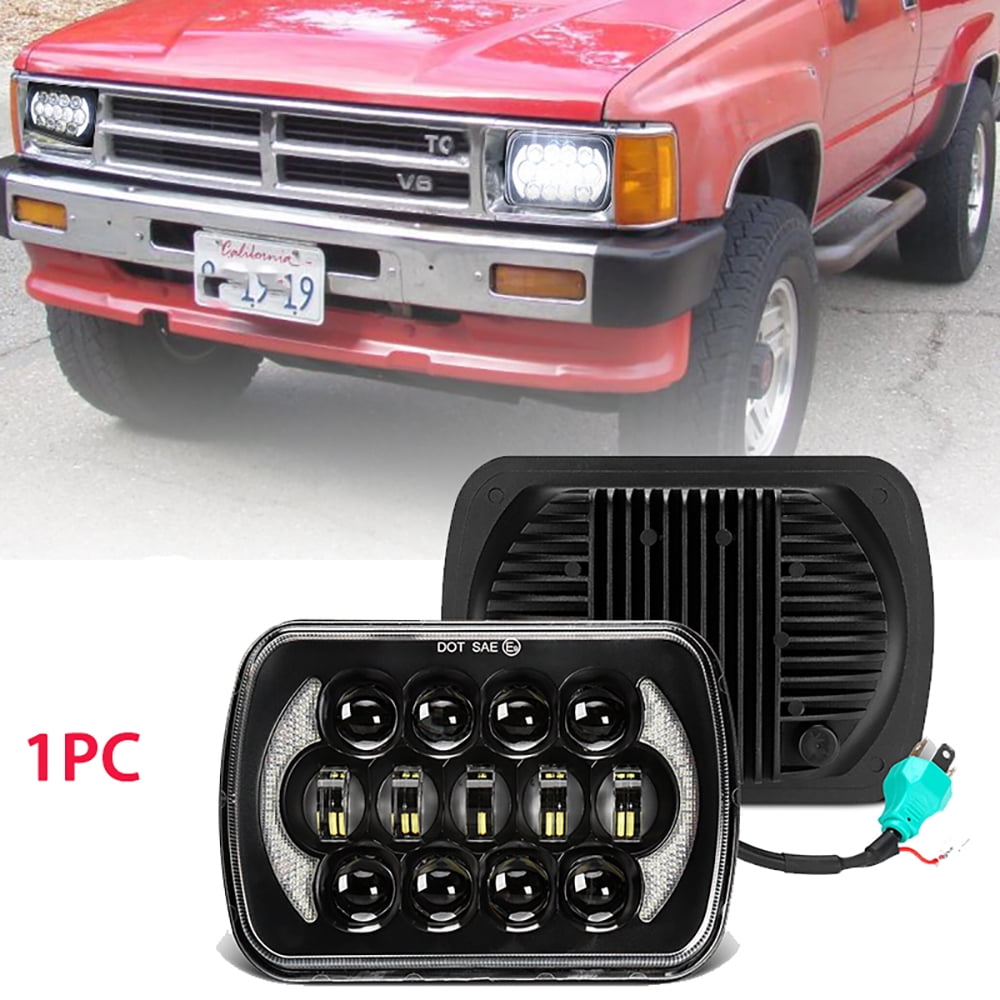 Bricologht 5x7, 7x6 LED Headlight, Hi-Lo Beam, DRL, Halo, Waterproof ...