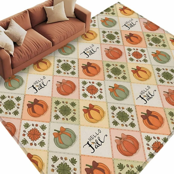5x7 Area Rugs for Living Room, Fall Non Slip Area Rugs for Kitchen ...