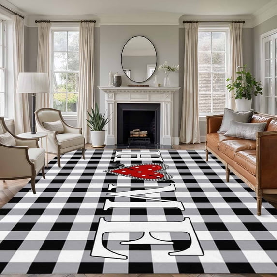 5x7 Area Rugs for Living Room, Vintage Home Non Slip Area Rugs for ...