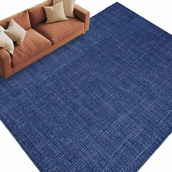 5x7 Area Rugs for Living Room, Vintage Navy Blue Non Slip Area Rugs for ...