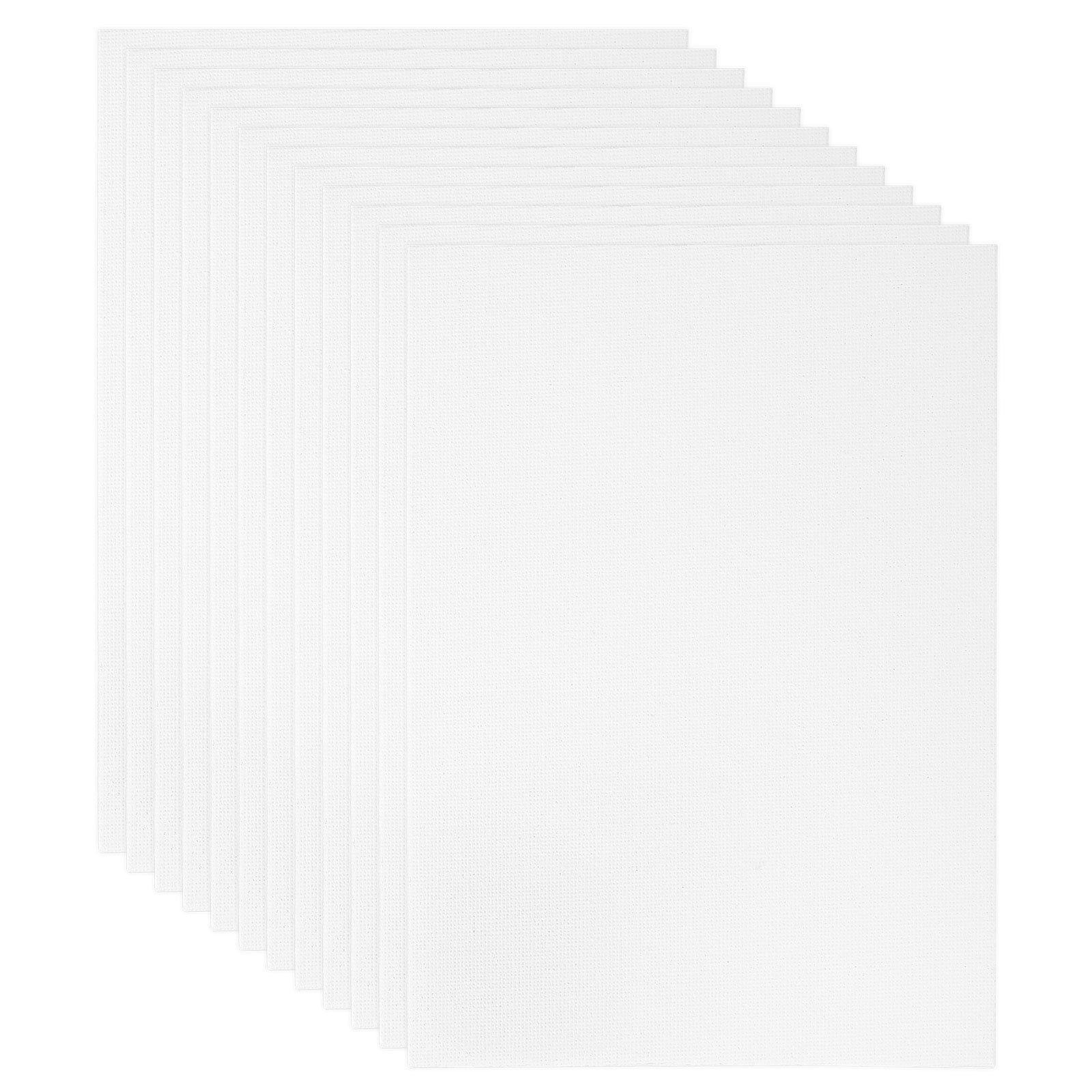 5x7" Canvas Boards for Painting, 12 Pack 100% Cotton Square Triple ...