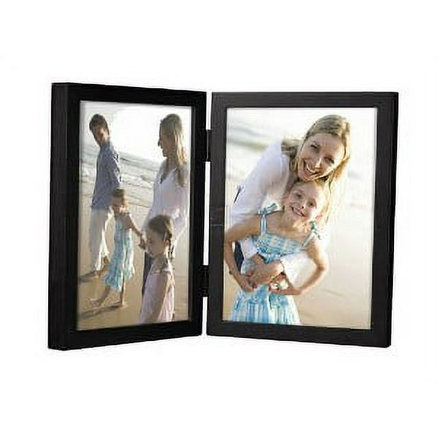 5x7 Double Vertical Black Concepts Photo Frame - Walmart.com