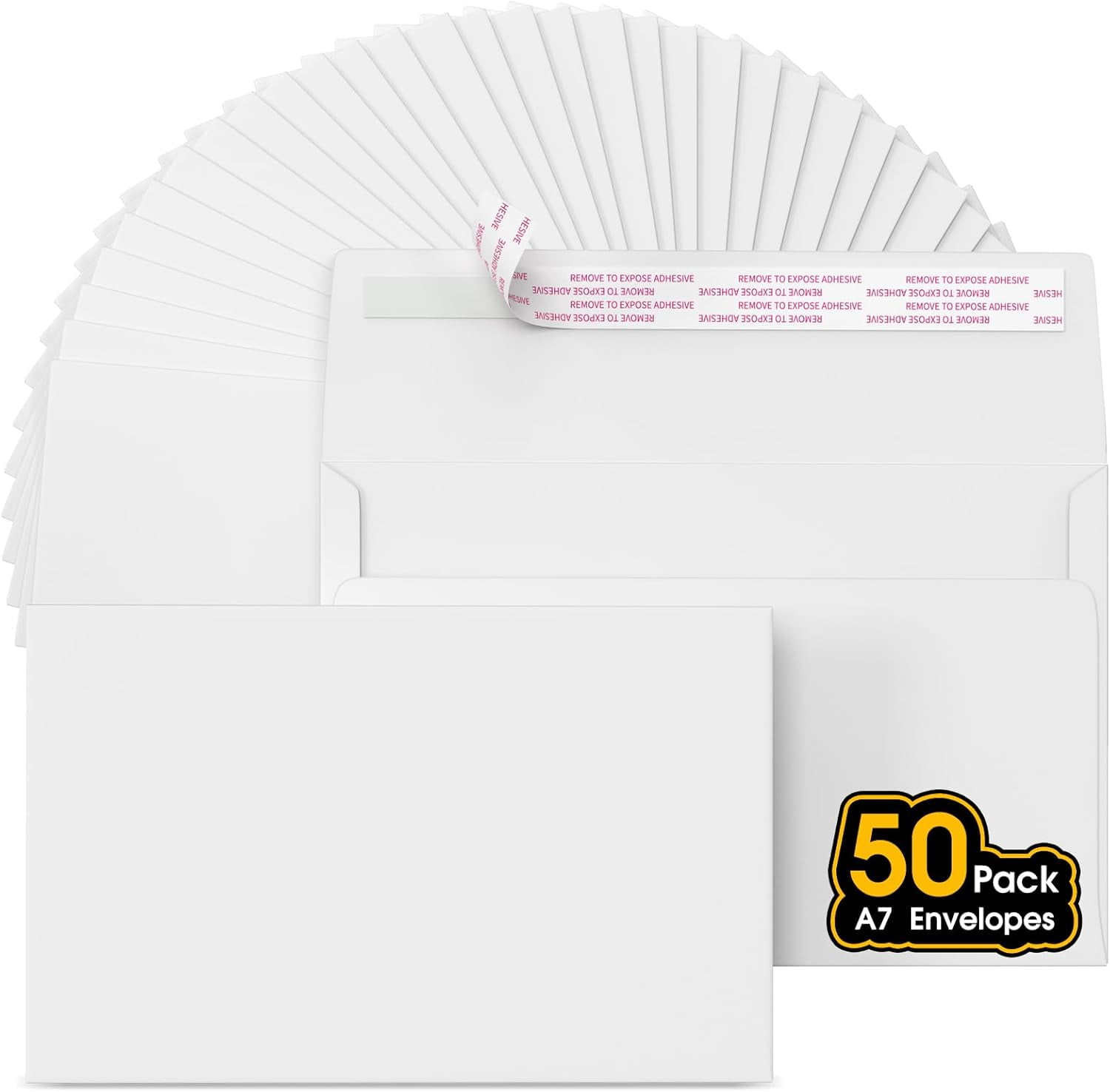 5x7 Envelopes for Invitations, A7 Printable Self Seal Envelopes for 5x7 ...