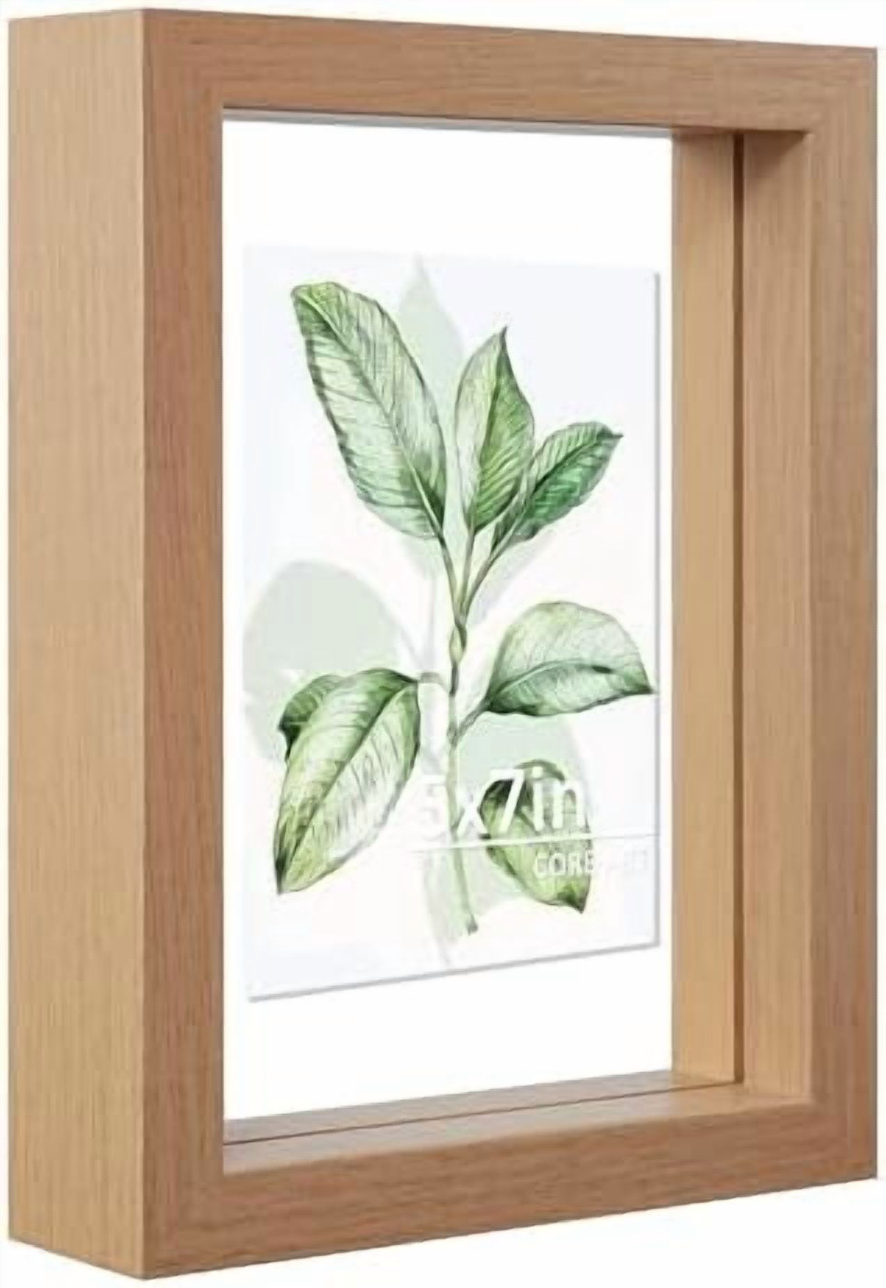 5x7 Floating Picture Frame,Double Plexglass Floating Frame for 4x6,3 ...