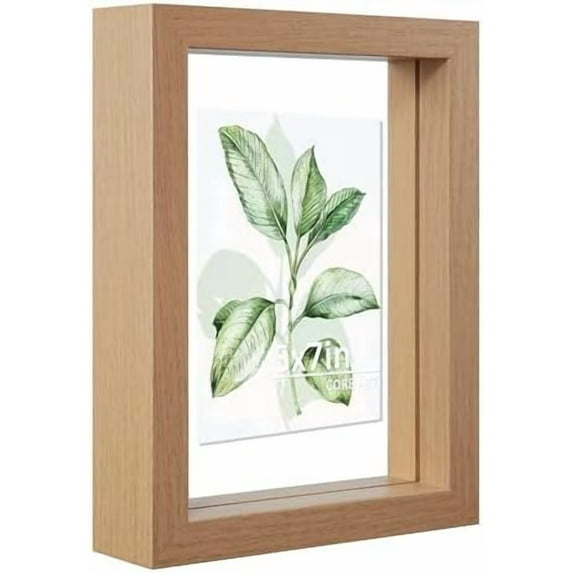 5x7 Floating Picture Frame,Double Plexglass Floating Frame for 4x6,3 ...
