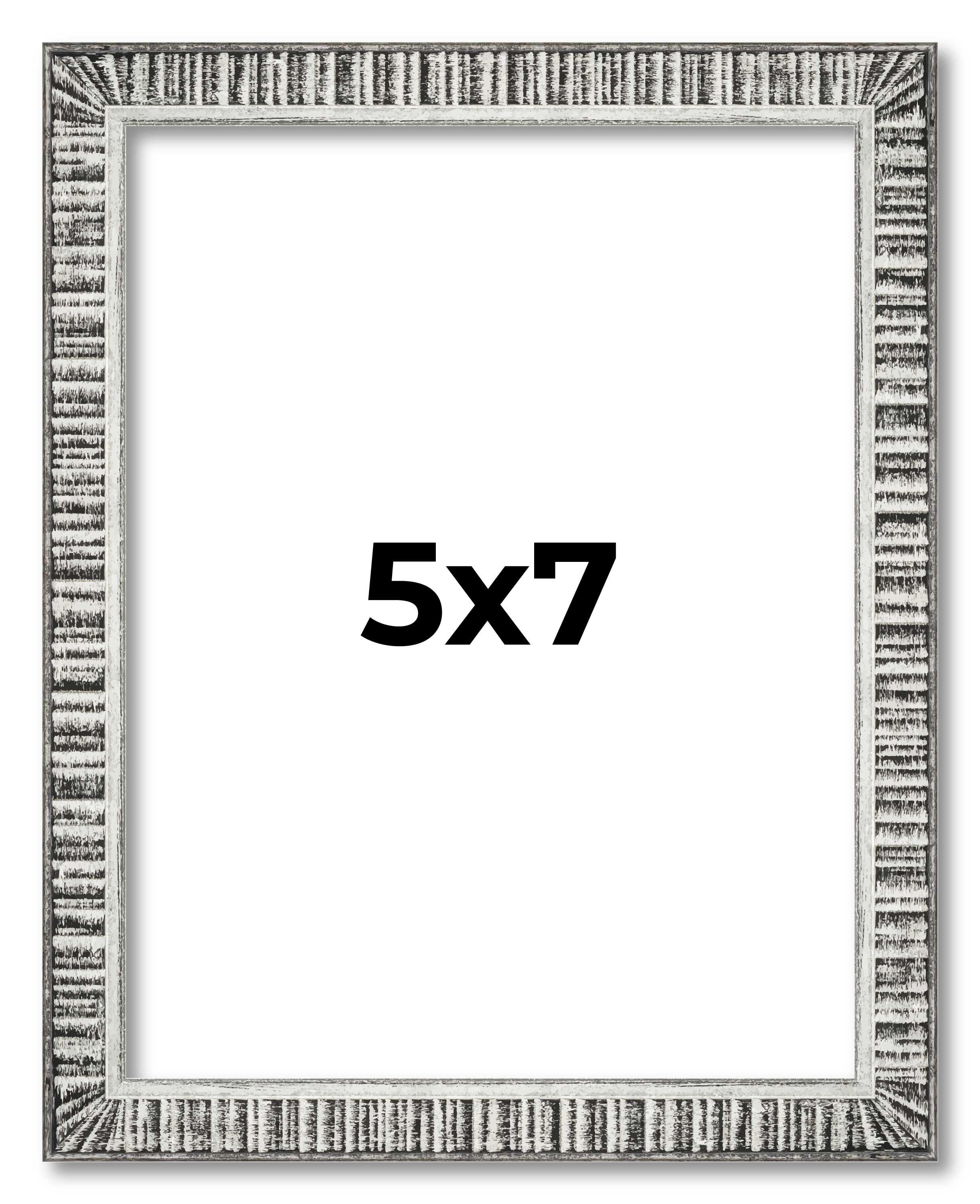 Lawrence Frames Silver Metal Rope 5x7 Picture Frame - Walmart.com