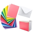 5x7 Inch Blank Folded Greeting Note Cards and Envelopes, 60 Pack ...