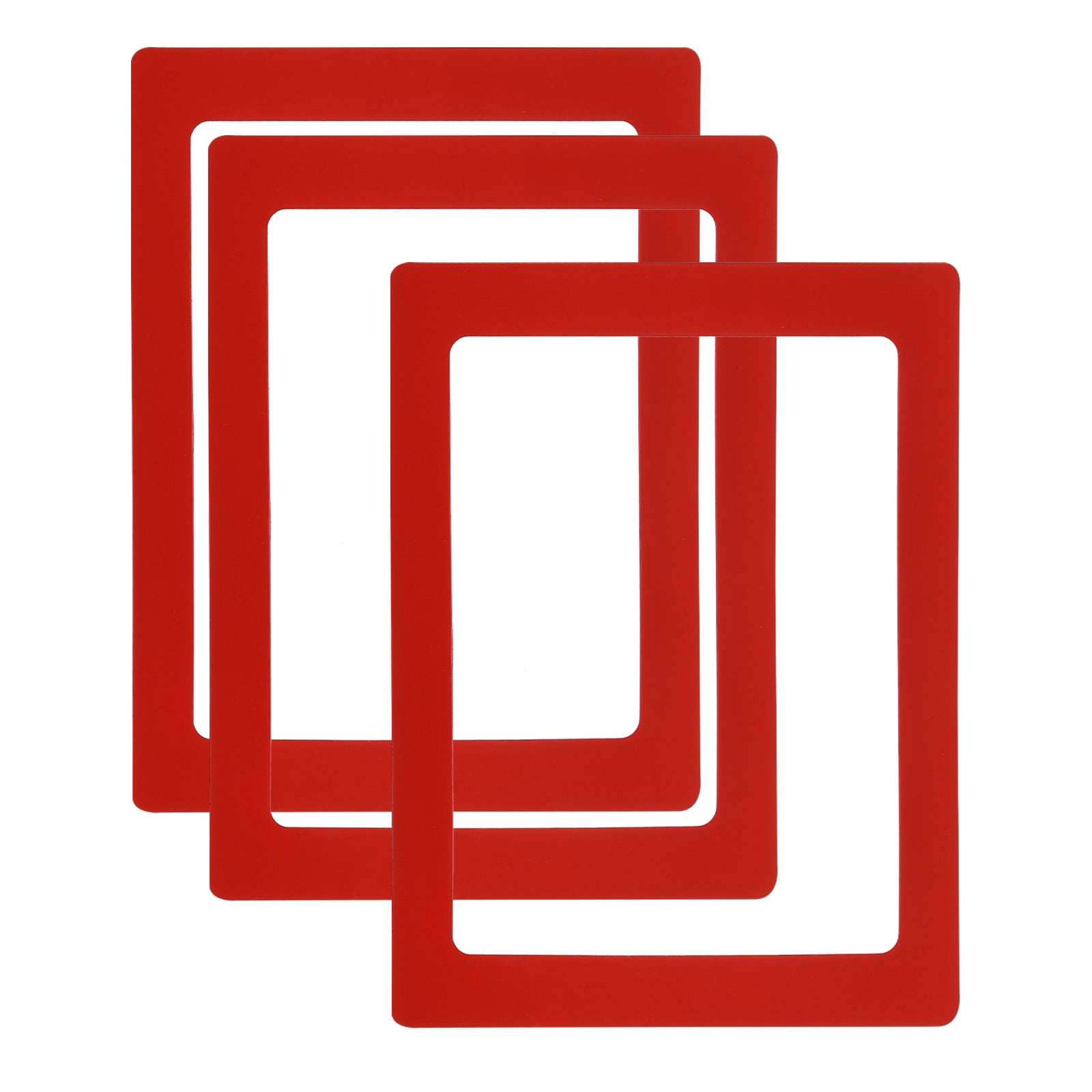 Uxcell 5 x 7 inch Magnetic Picture Frame, 3Pcs Magnetic Frame Magnetic ...