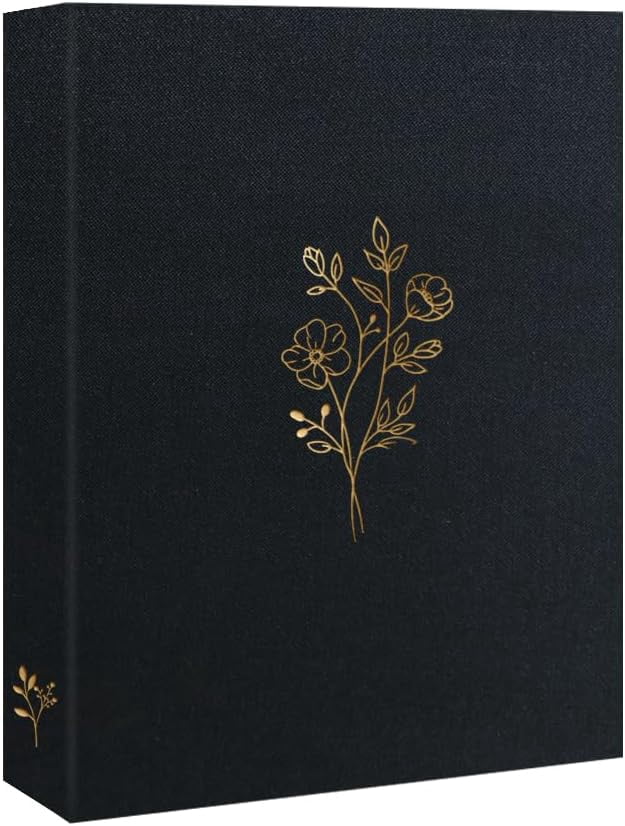 5x7 Photo Album 200 Photos, 200 Pockets Picture Album, Linen Fabric ...