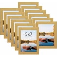5x7 Picture Frame Set of 12, Display 4x6 with Mat or 5x7 without Mat ...