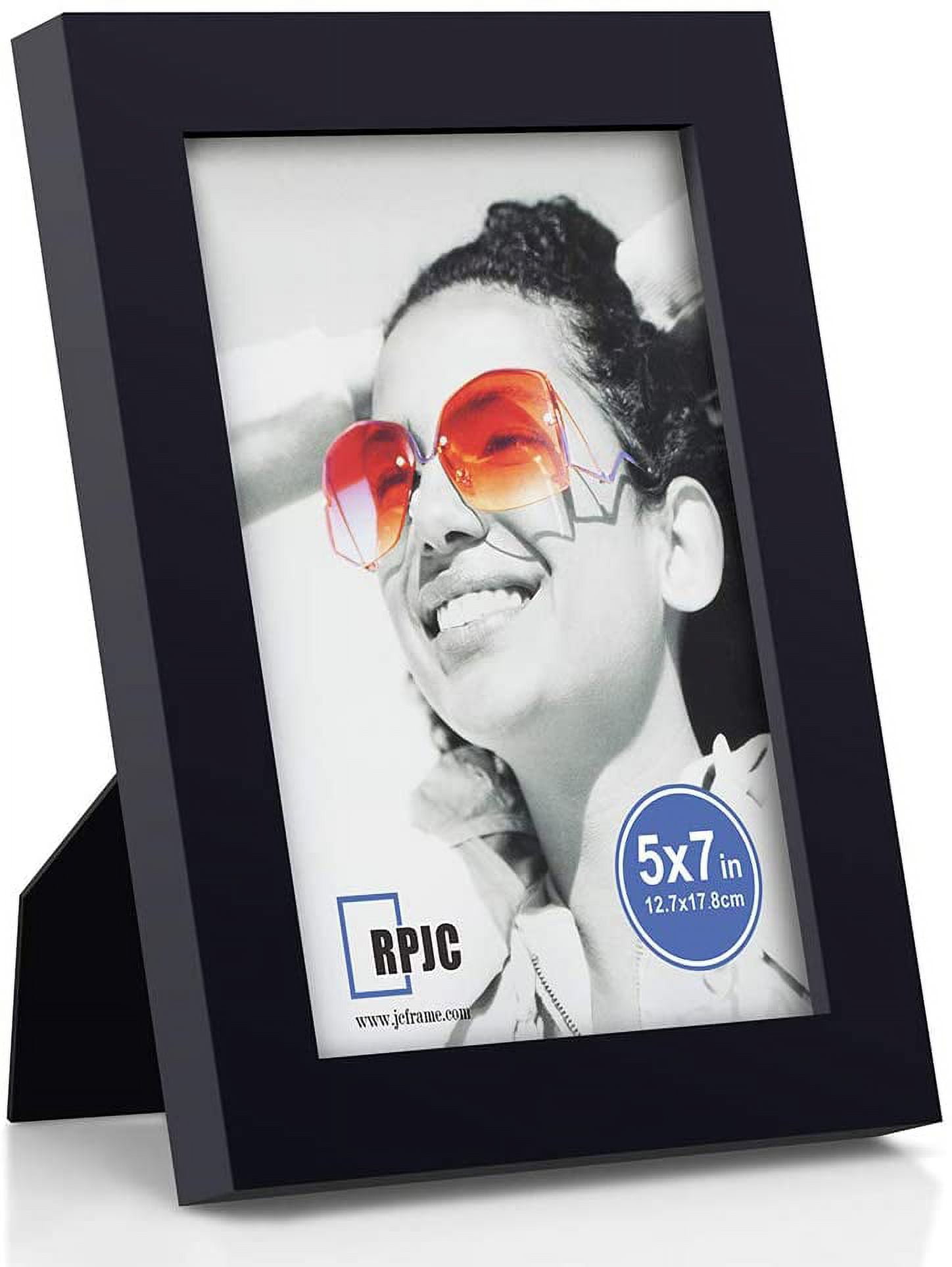 5x7 Picture Frames Made of Solid Wood High Definition Glass for Table ...
