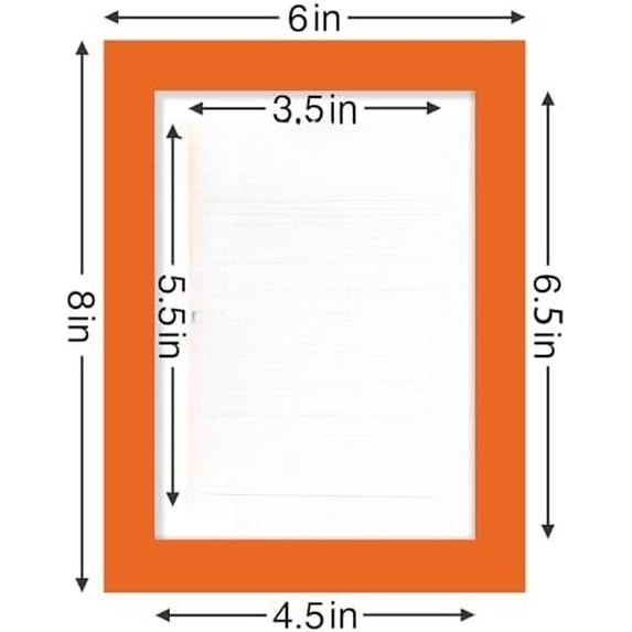 5x7 Picture Frames Set of 9, Shatter Resistant Plexiglass, Display 4x6 ...