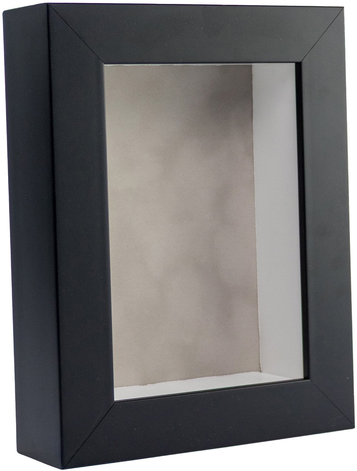 5x7 Shadow Box Frame In Black With A 1 3/4" Usable Depth Includes Smoke ...