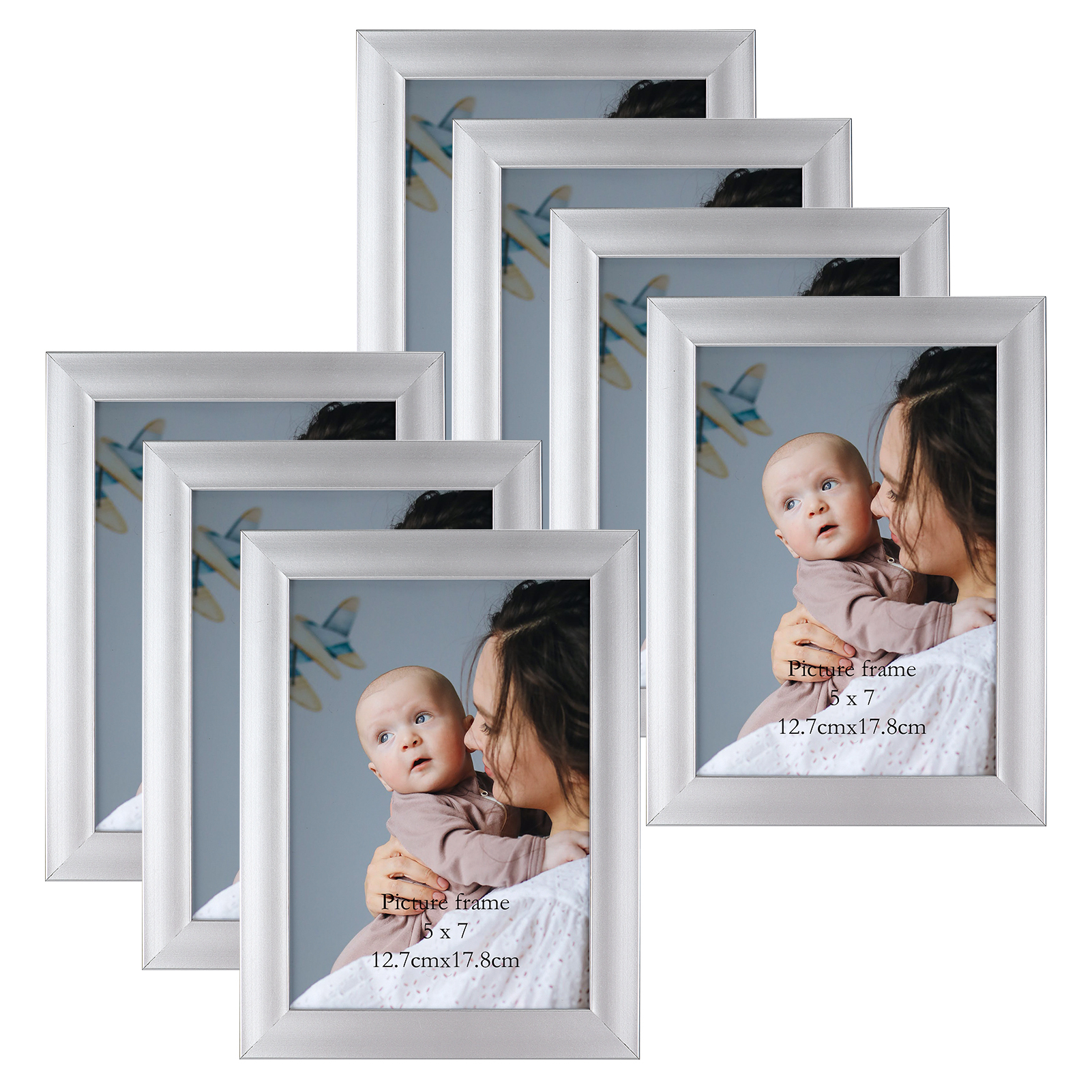 Parisloft 7 x 5 inch Family Is Forever Wood Tabletop Picture Frame ...