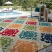 5x7 Water Resistant, Indoor Outdoor Rugs for Patios, Front Door Entry ...