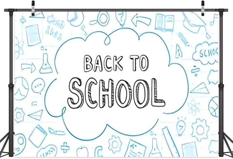 5x7FT Design Sketch Outline Education for School Draw Pretty Backdrop ...