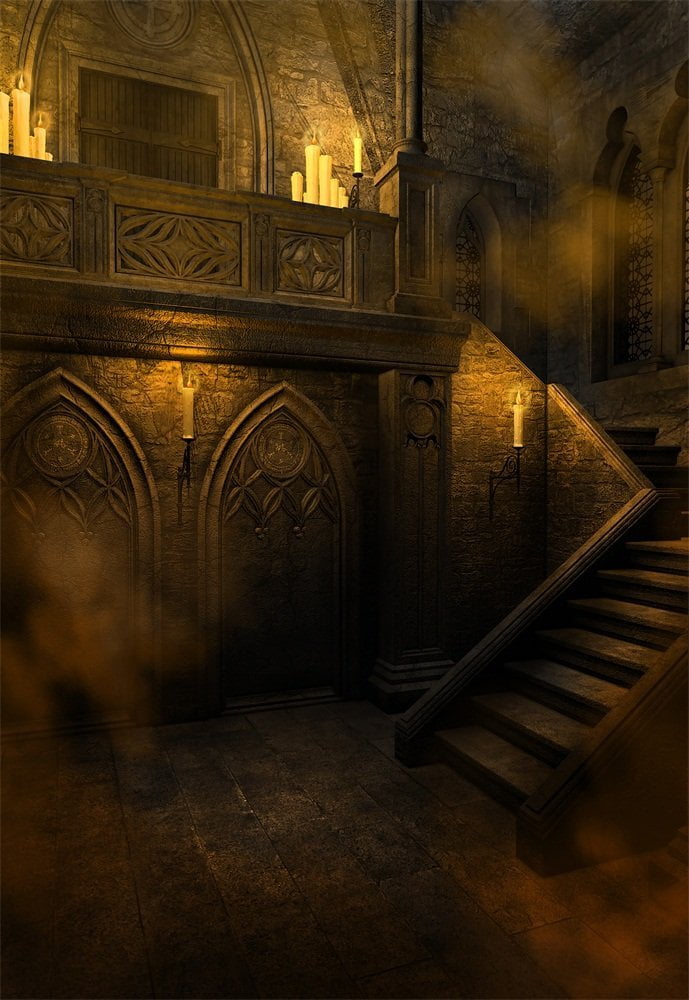 5x7ft Backdrop Photography Background Retro Gloomy Dense Fog Halloween ...