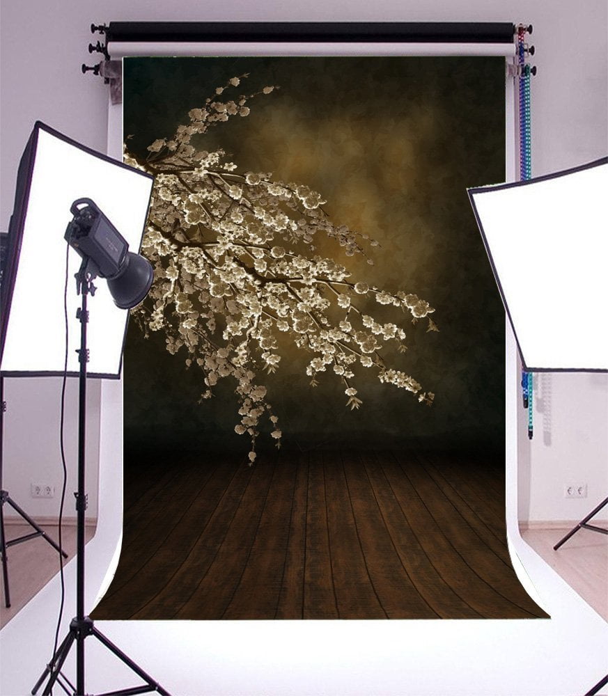 5x7ft Backdrop Studio Props Beautiful Flowers Girl Photo Photography ...