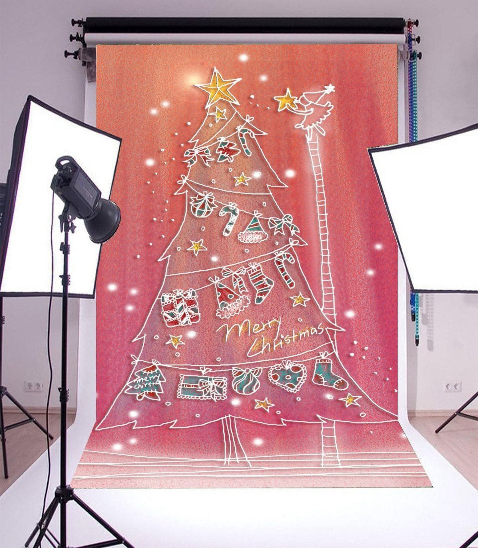 5x7ft Backdrop Studio Props Christmas Beautiful Personal Photo ...