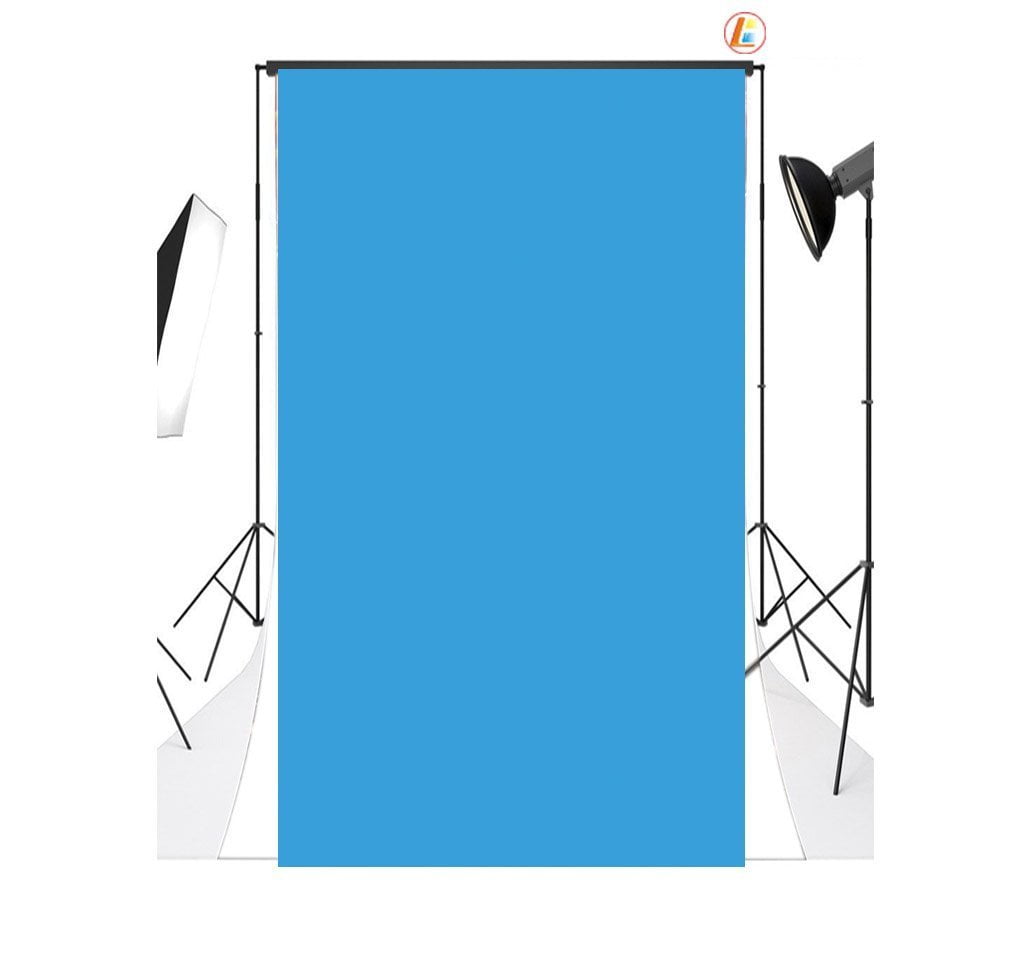5x7ft Blue Photo Backdrops Studio Background Studio Props - Walmart.com