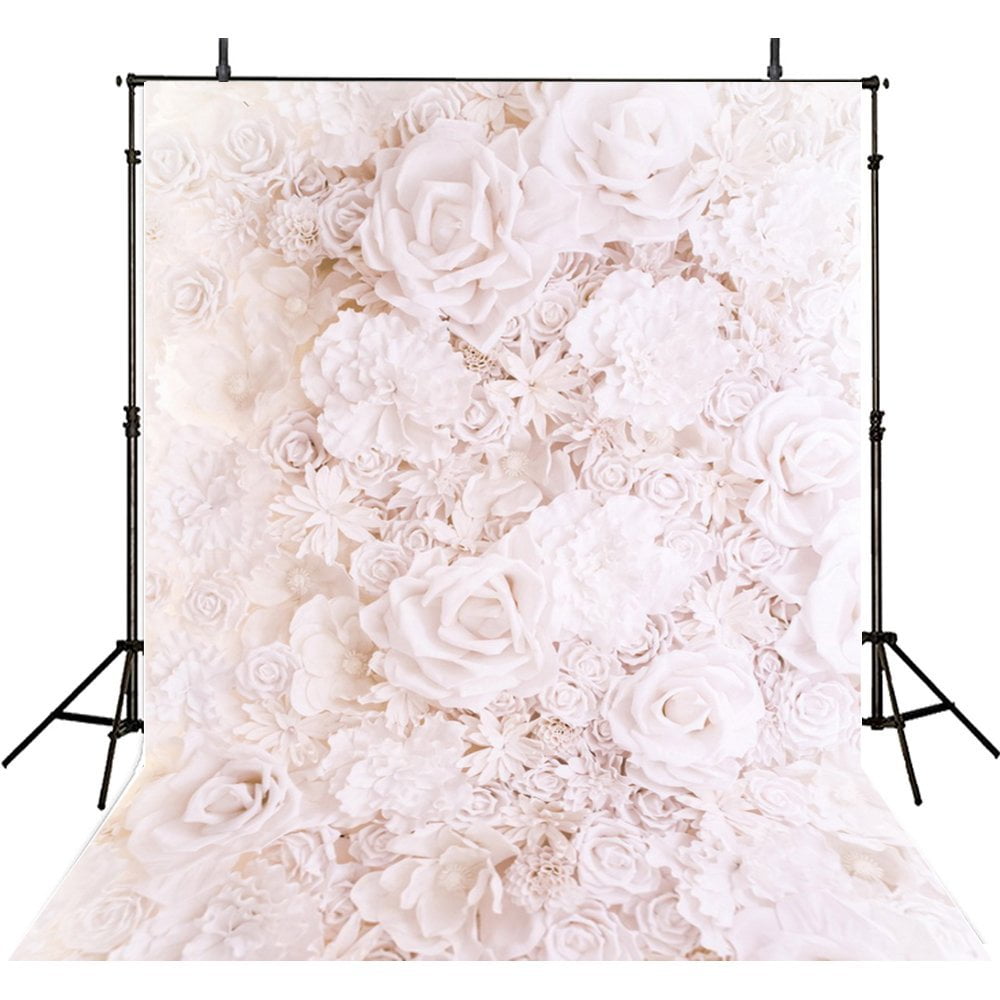 5x7ft Floral Backdrop Photography Props Flower Photo Backdrops Girls ...