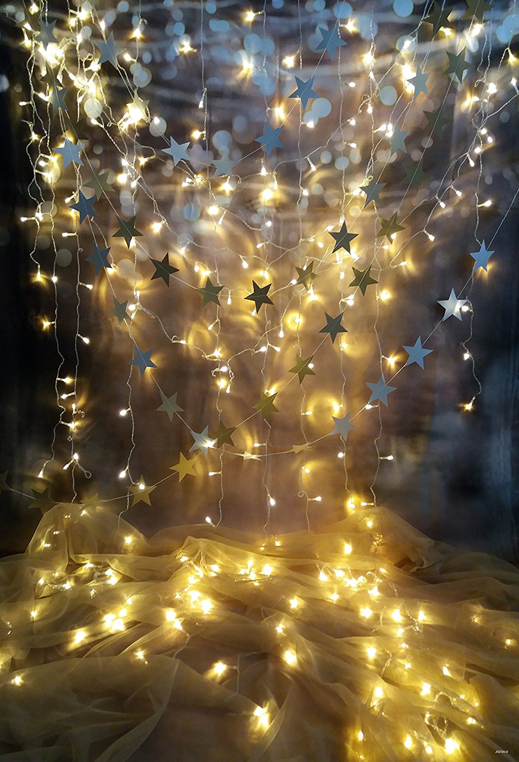 5x7ft Golden Shiny Photography Background Glitter Stars Party ...