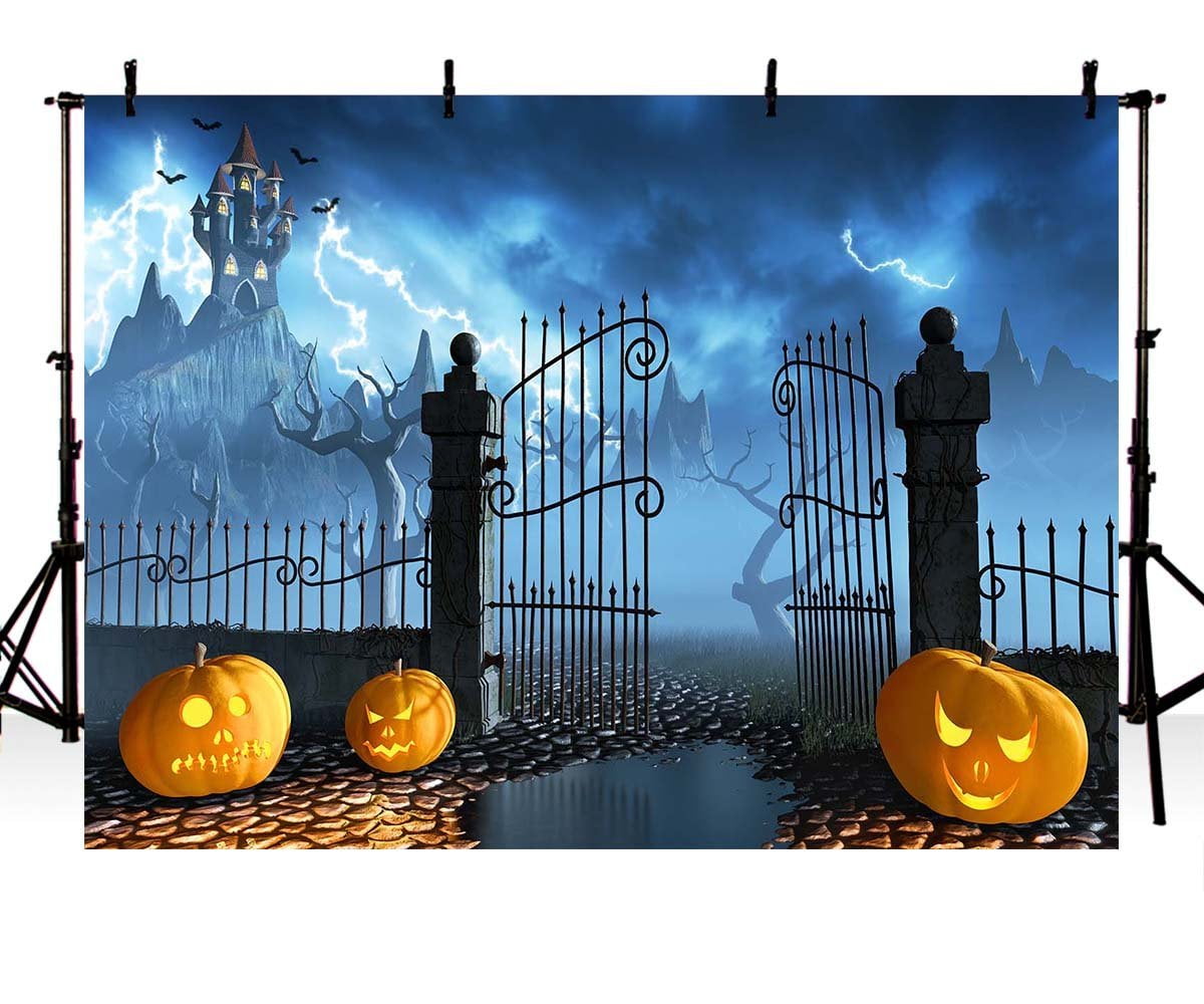 5x7ft Halloween Theme Party Photography Backgrounds Scary Night ...