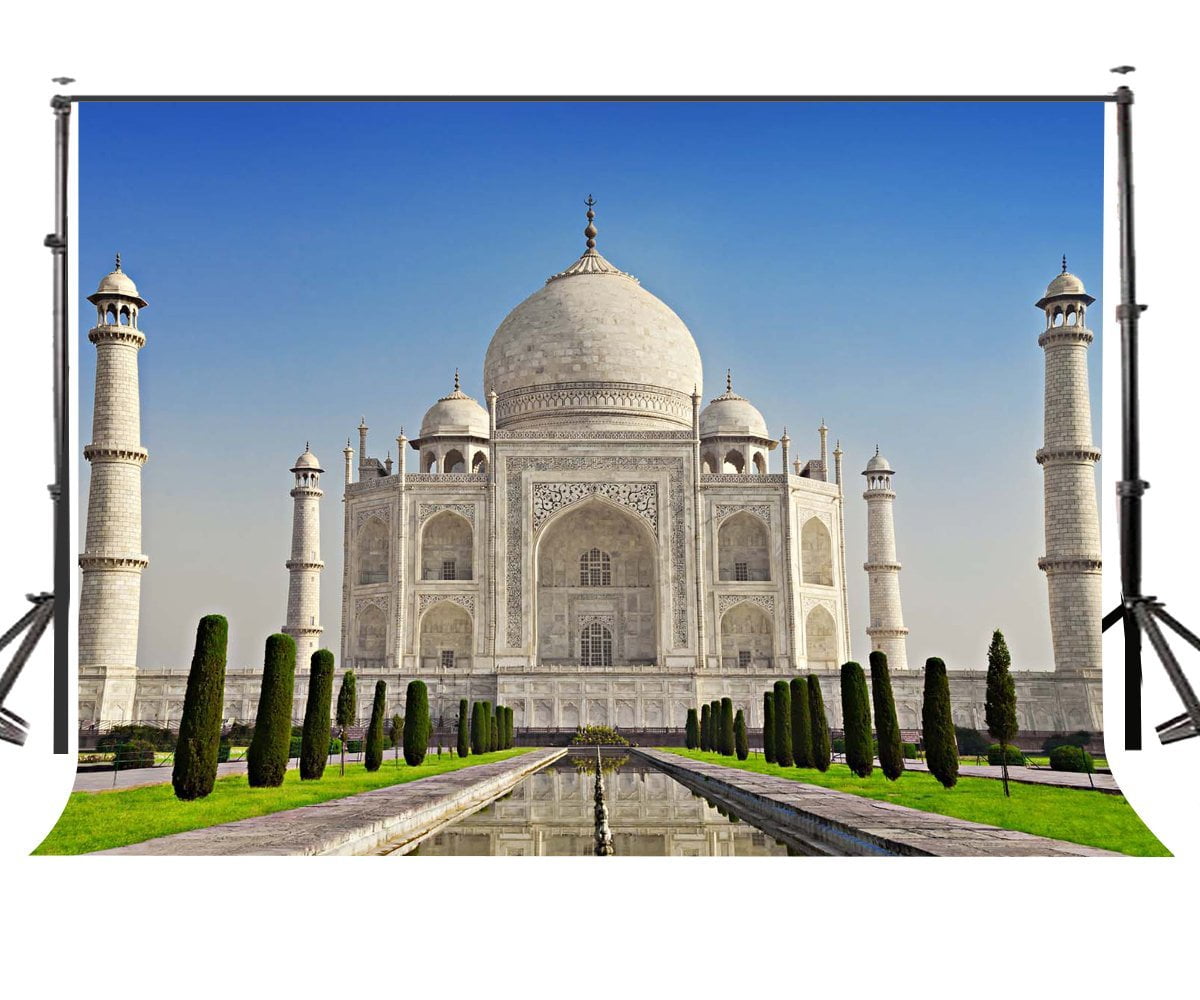 5x7ft India Taj Mahal Temples Photography Backdrops Outdoor Decoration ...